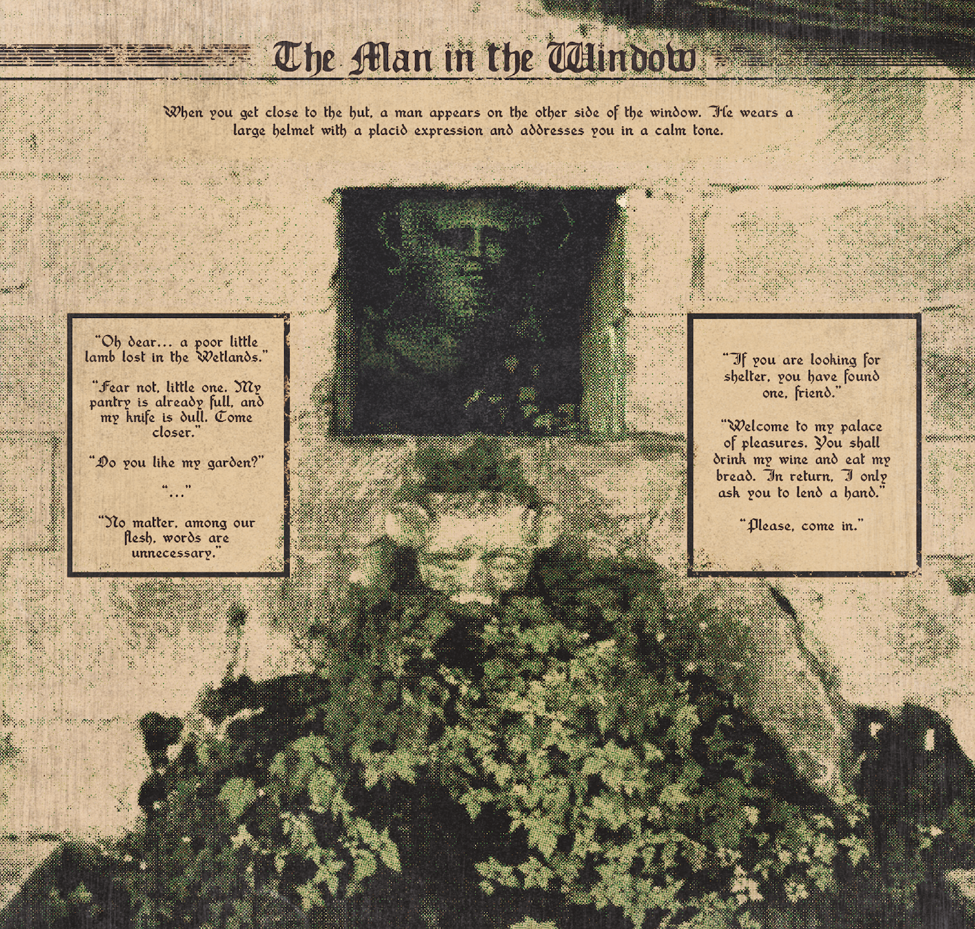 "the man in the window" limited VERMIS print – www.hollow-press.net