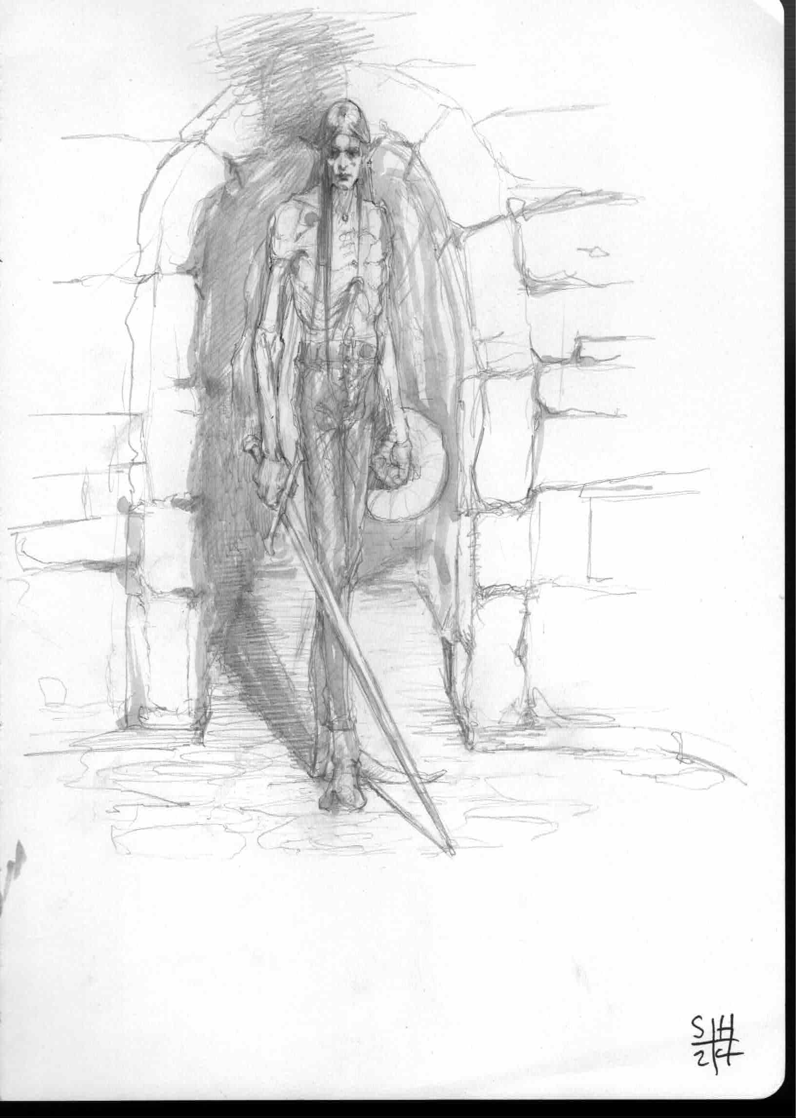 Age of Rot original artwork - wanderer (extra drawing) – www.hollow ...