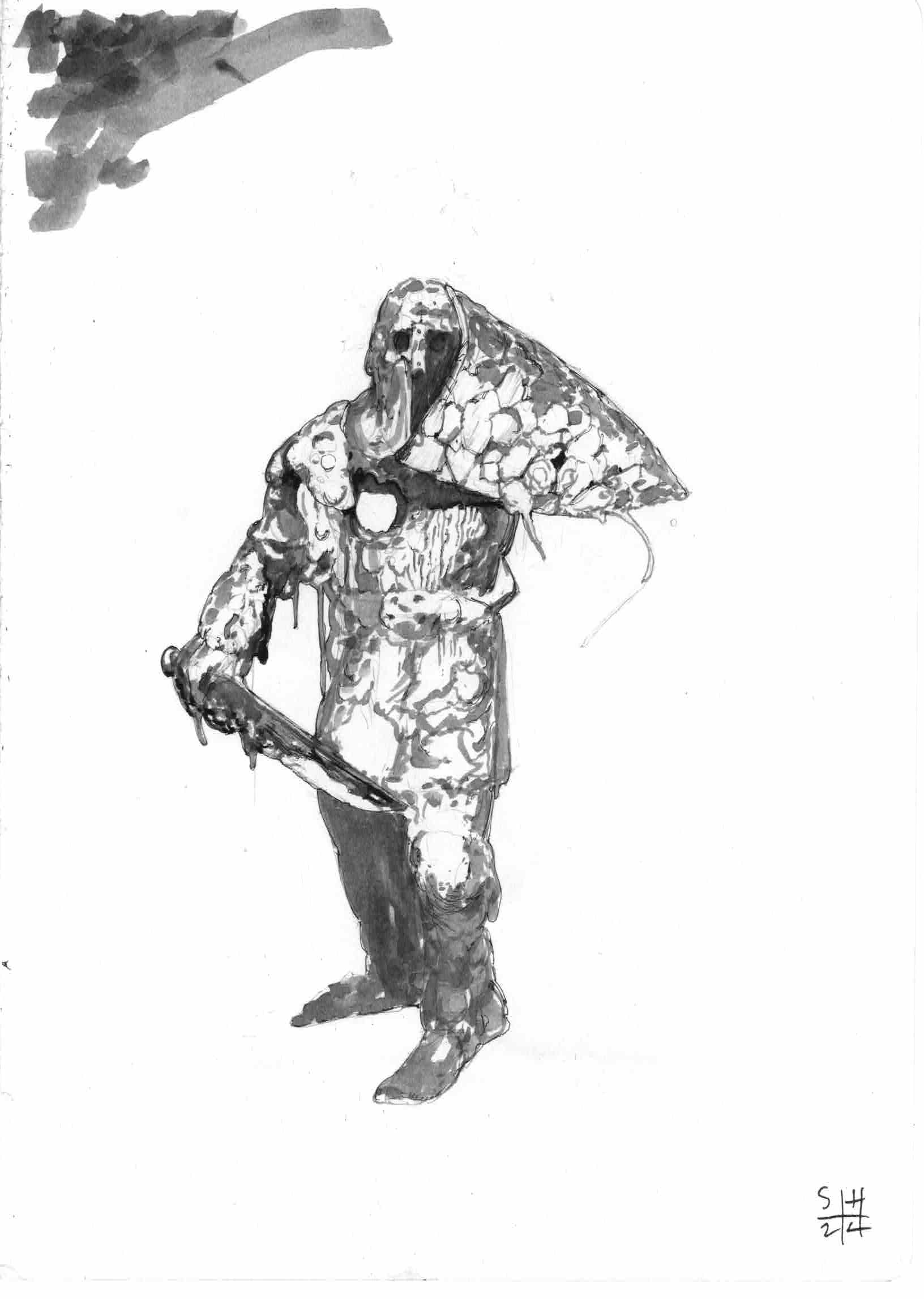 Age of Rot original artwork - putrid figure (+extra) – www.hollow-press.net