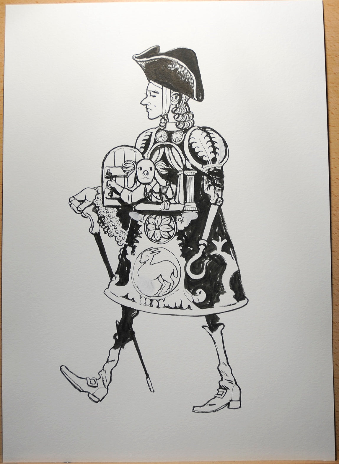 Leyre original artwork - burattino/casa – www.hollow-press.net