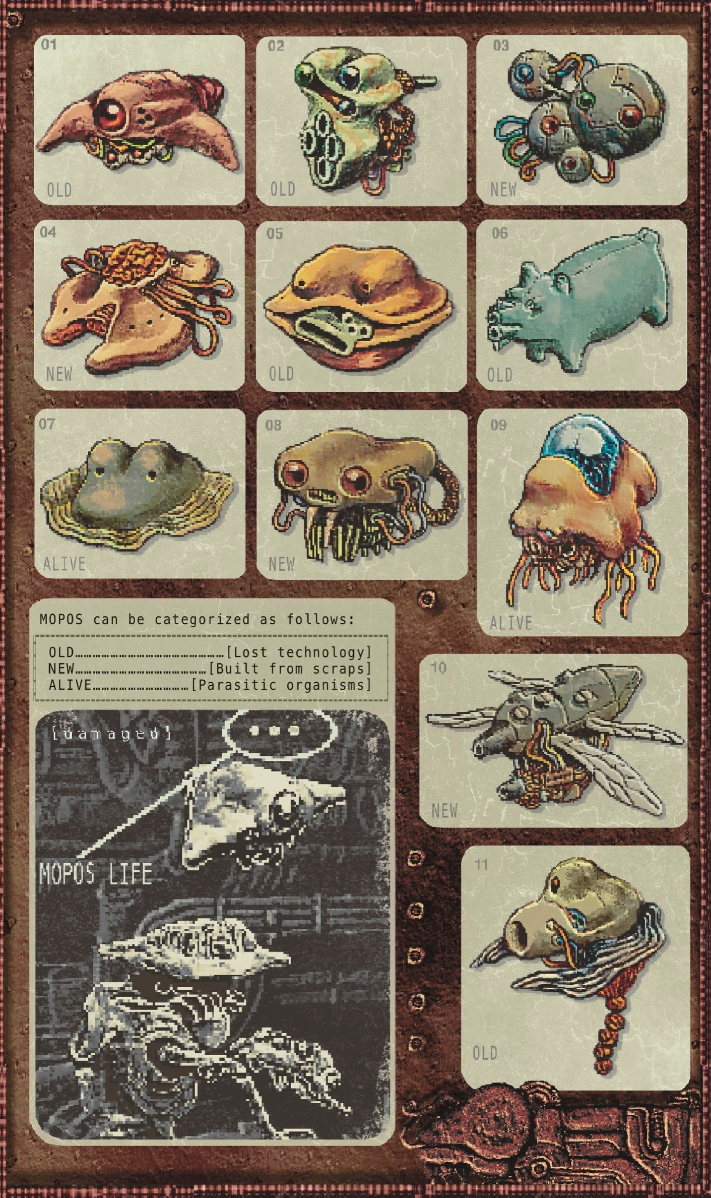 "Mopos" limited GODHUSK print – www.hollow-press.net