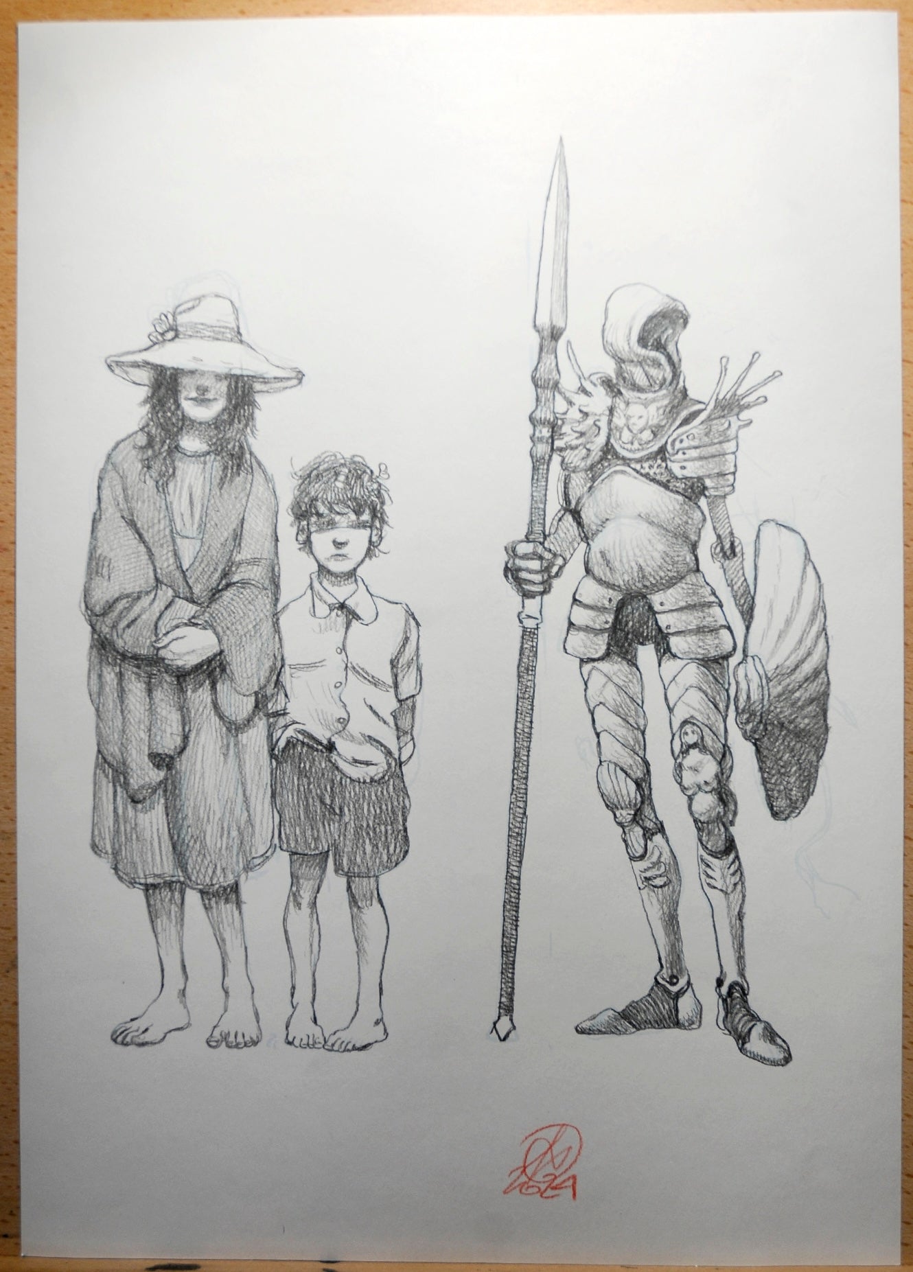 Leyre original artwork - Mica/Jarella/guardia – www.hollow-press.net