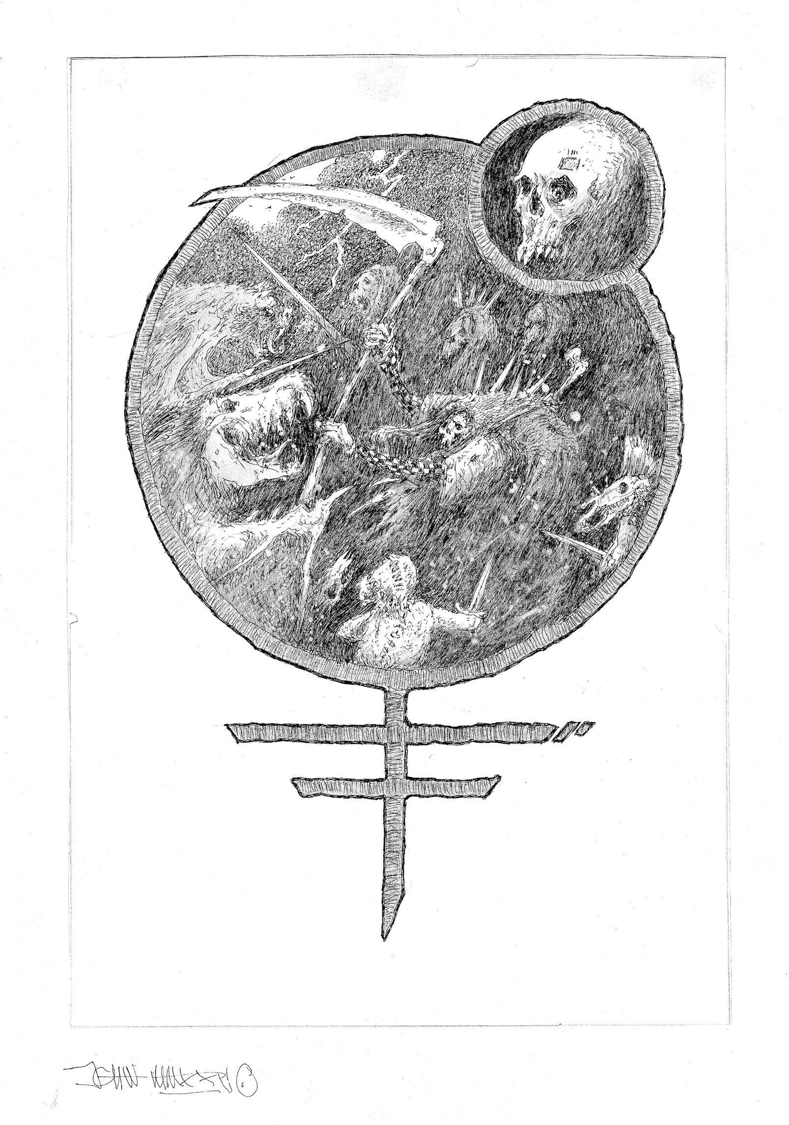 Voodoo Forest original artwork "illustration #12" by John Blanche – www ...