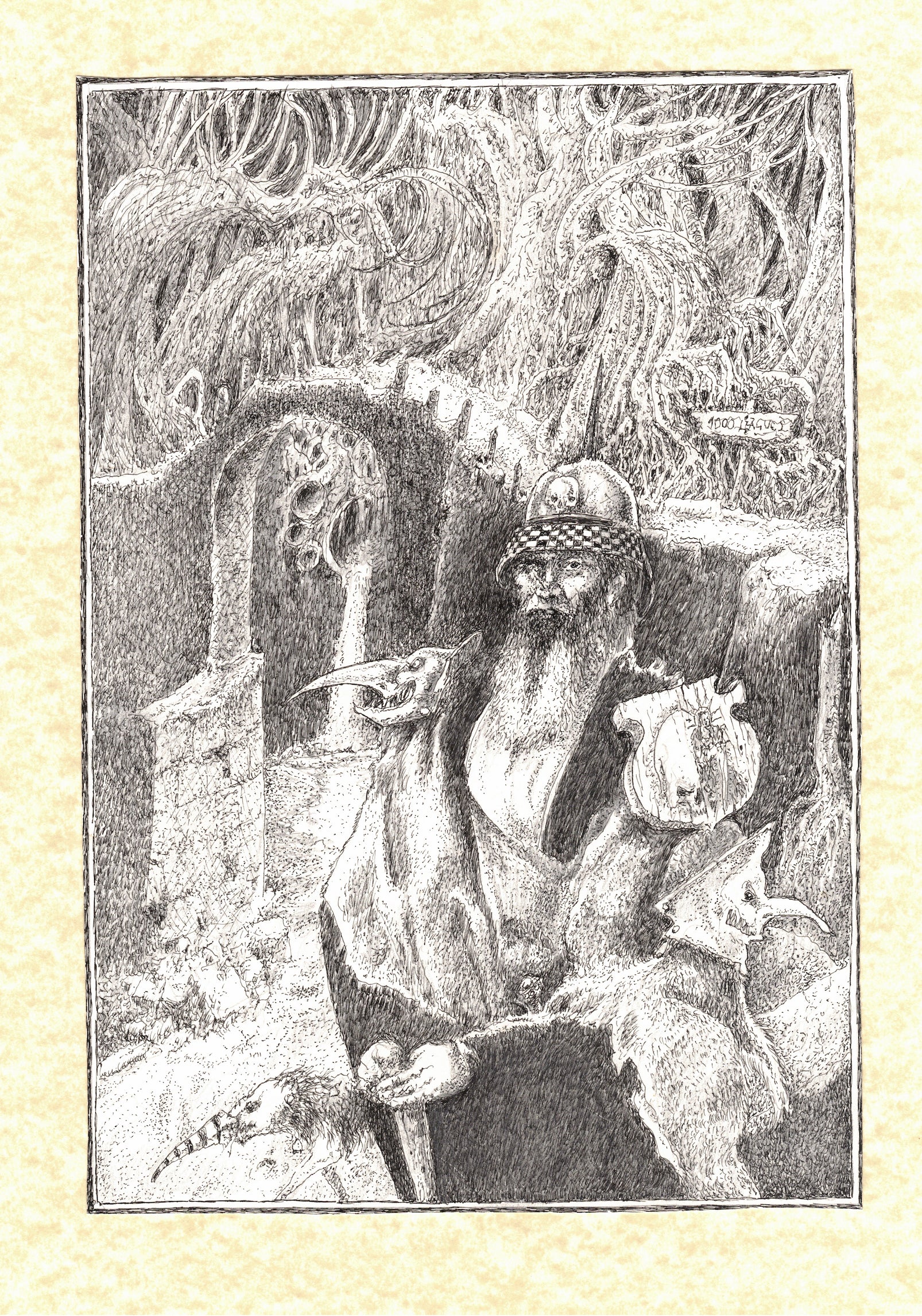 Voodoo Forest original artwork "illustration #3" by John Blanche – www ...