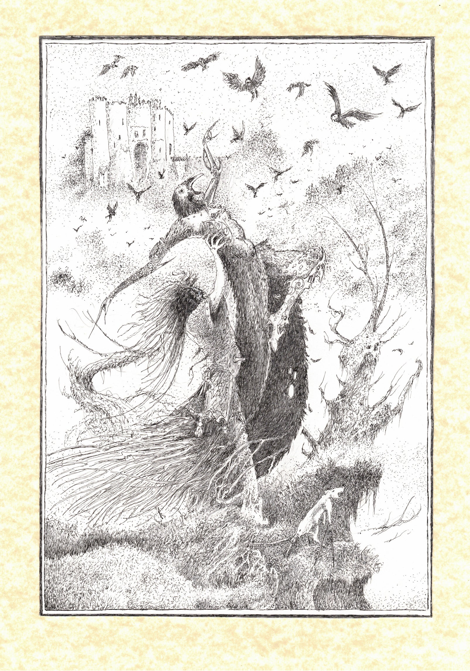 Voodoo Forest original artwork "illustration #6" by John Blanche – www ...