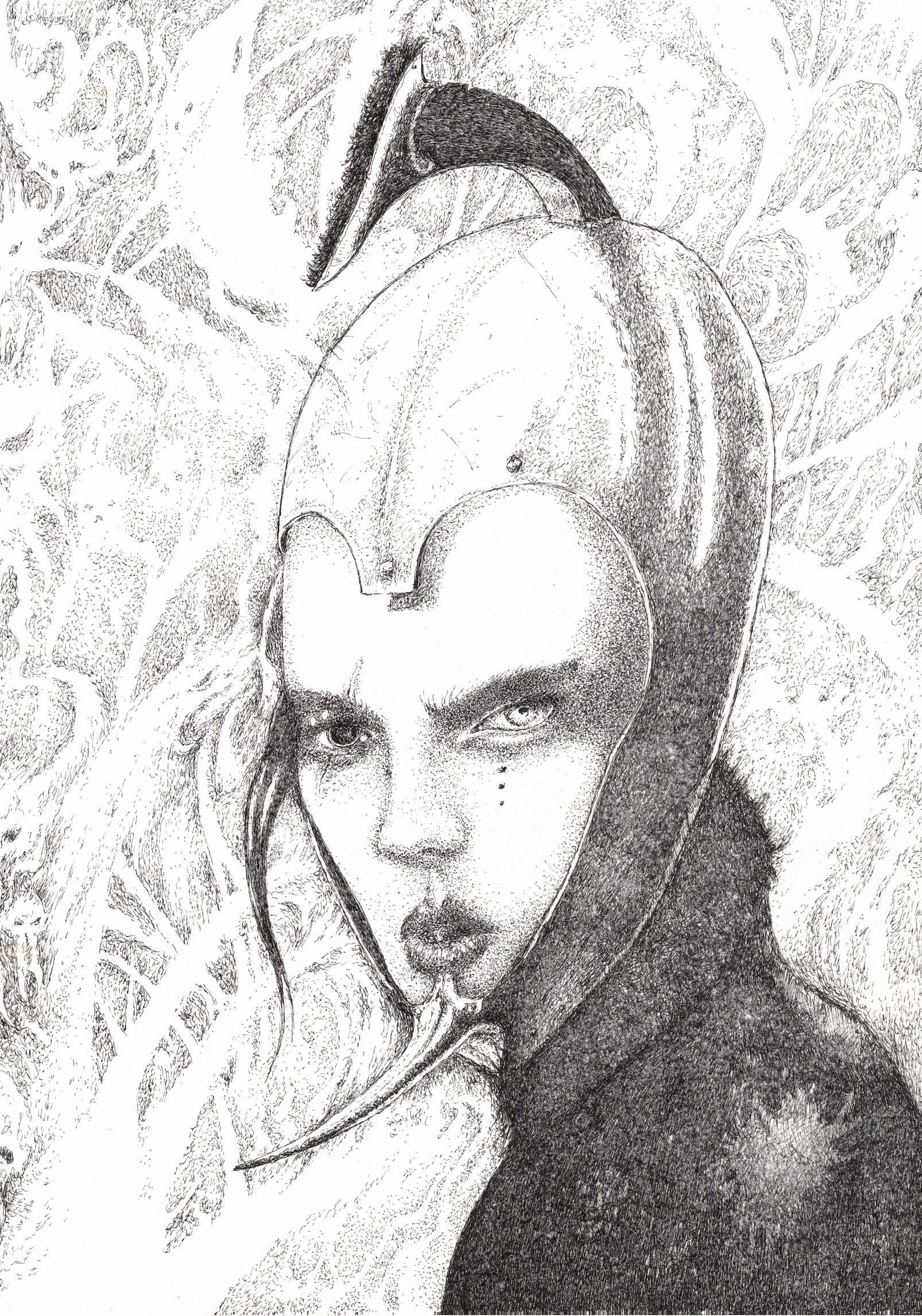 Voodoo Forest original artwork "portrait #1" by John Blanche – www ...