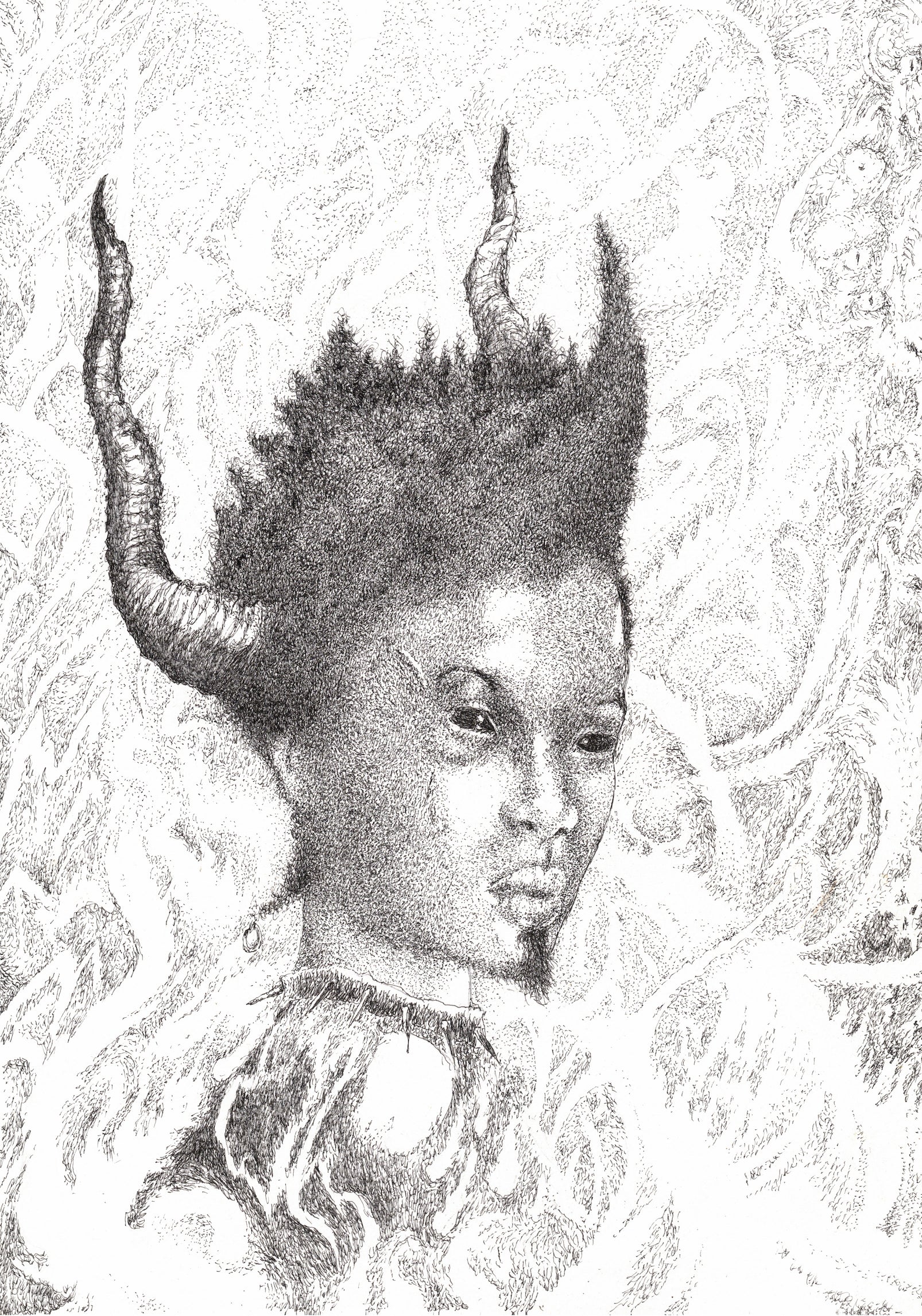 Voodoo Forest original artwork "portrait #2" by John Blanche – www ...